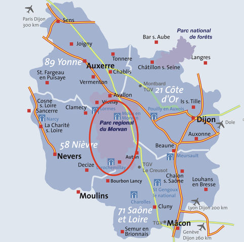 Regional information Morvan, France by estate agent France4u